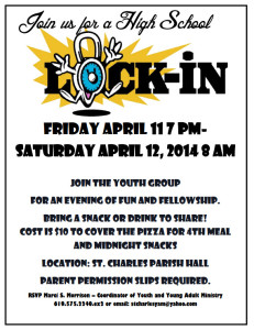 High School Lock-In - St. Charles