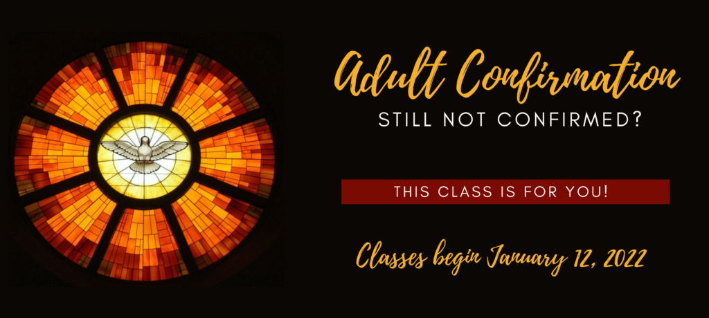 Adult Confirmation Program - St. Charles