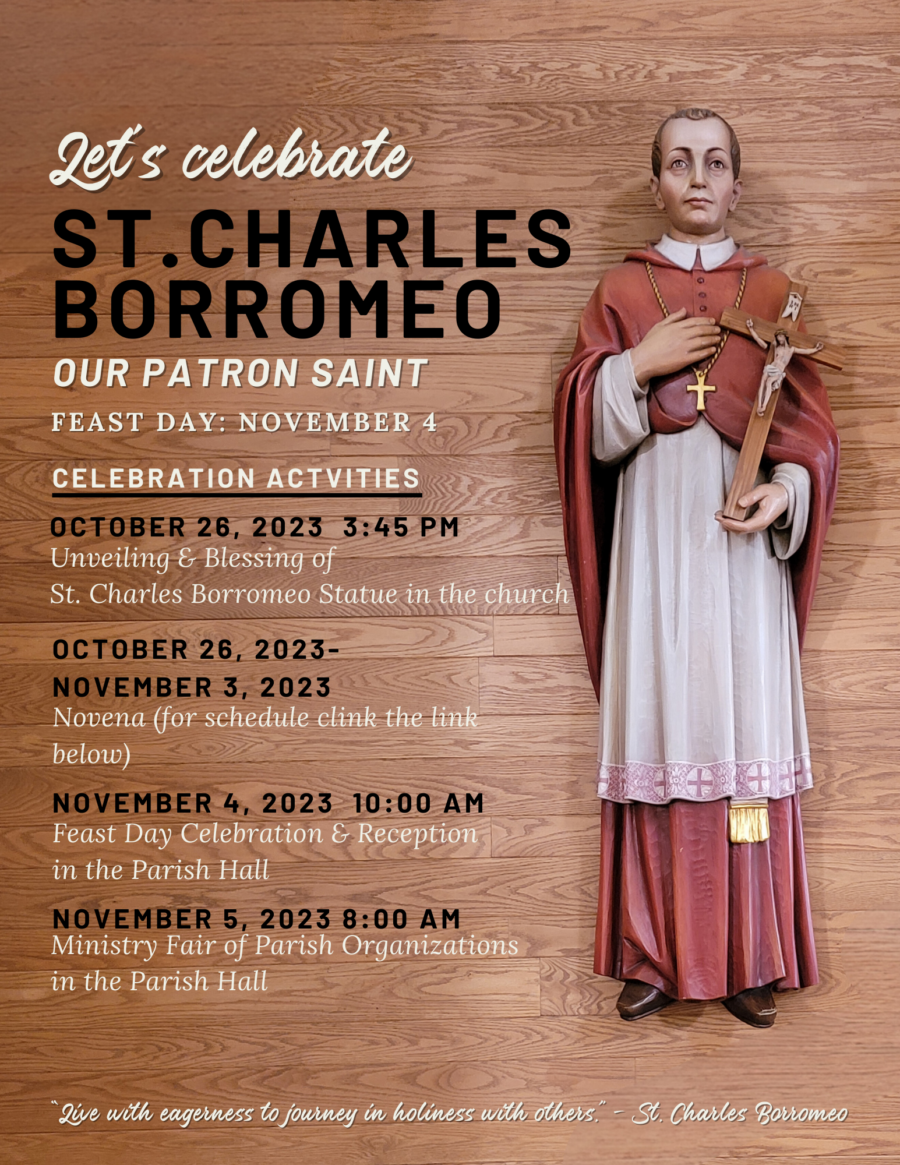 Feast Day of St. Charles Borromeo - St. Charles